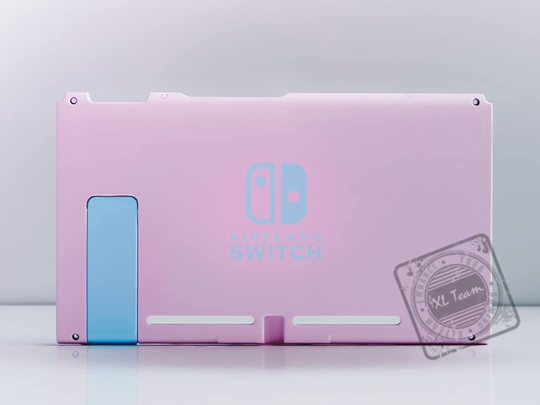 Custom Baby Pastel Pink and Blue Nintendo Switch Back Plate | OLED ...
