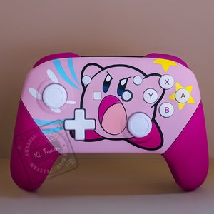 Custom Kirby Themed Nintendo Switch Pro Controller - Etsy