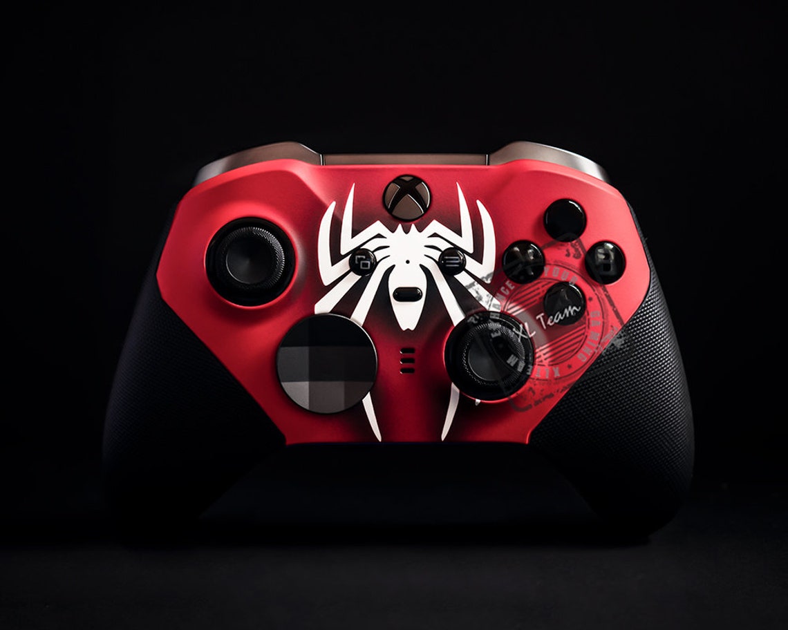 Custom Spiderman Themed Xbox Elite Series 2 Controller - Etsy