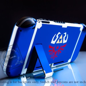 Custom the Legend of Zelda Hylian Shield Themed Nintendo Switch Back ...