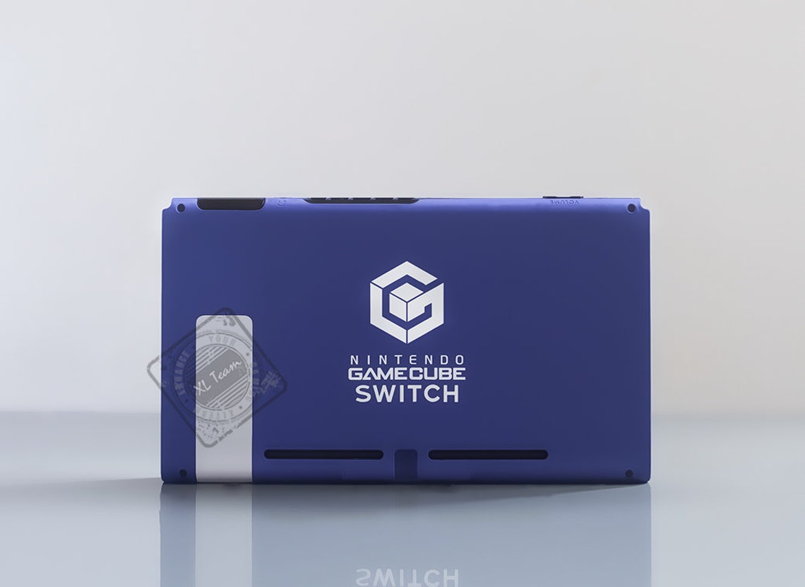 Custom Gamecube Themed Nintendo Switch Hand Painted Back Plate | OLED ...