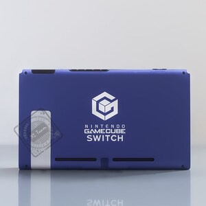 Custom Gamecube Themed Nintendo Switch Hand Painted Back Plate | OLED ...