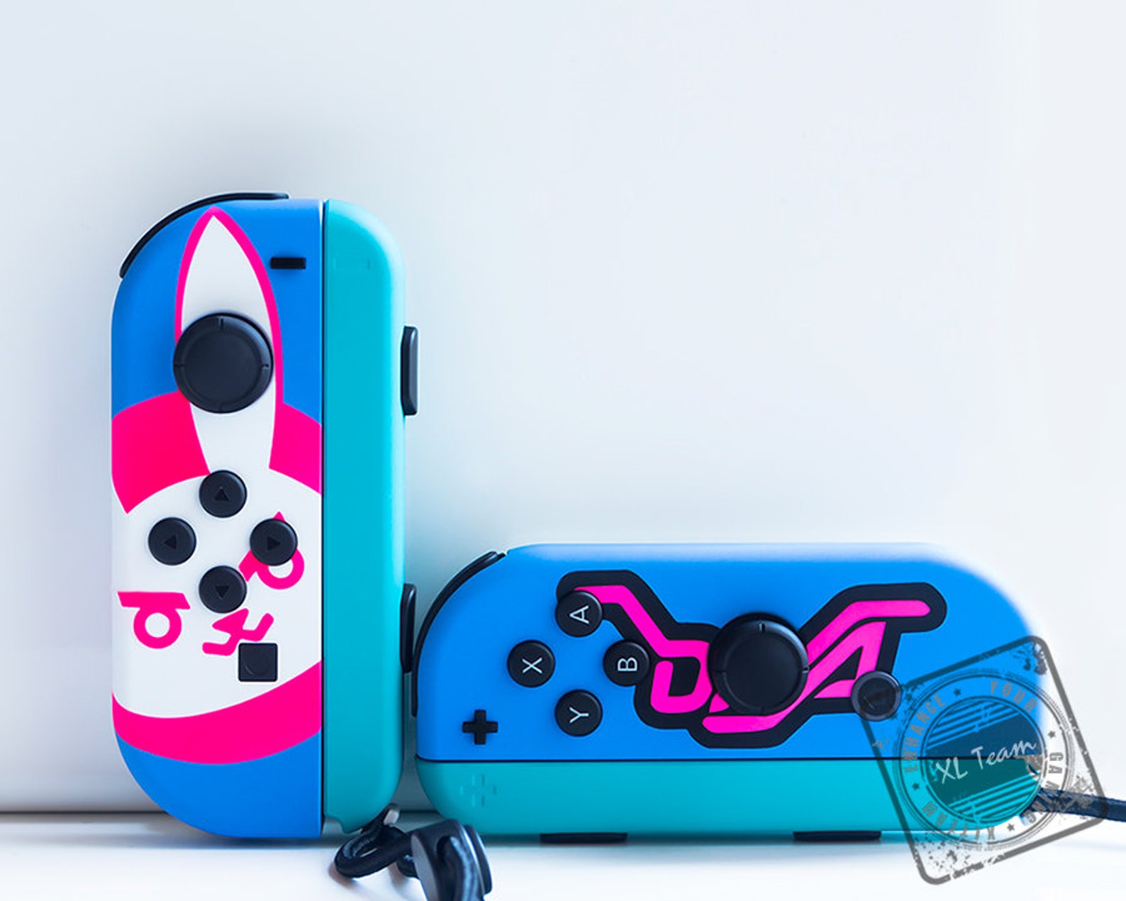 Custom Overwatch D.VA DVA Themed Nintendo Switch Joy-con - Etsy