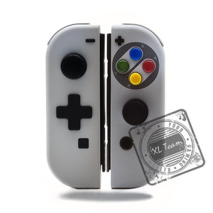 Custom Super Famicom Themed Nintendo Switch Joy-con Joycon Controllers ...