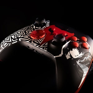 Custom Persona 5 Crow Goro Akechi Themed Xbox One Series S X Controller ...