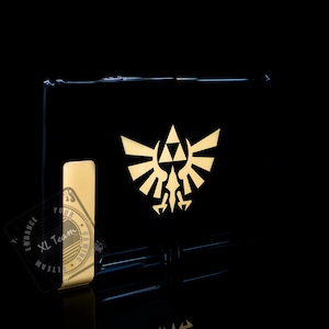 Custom the Legend of Zelda Triforce Nintendo Switch Back Plate | OLED ...