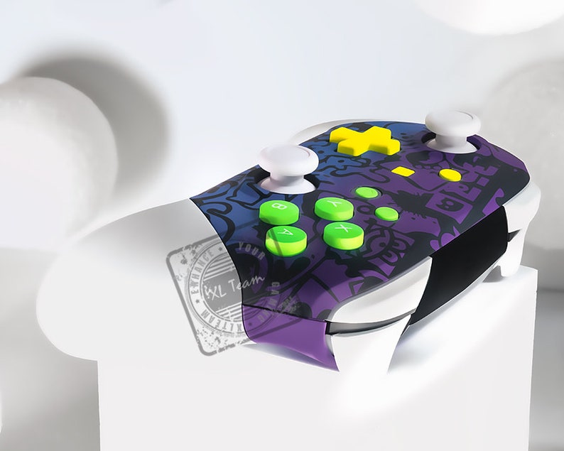 Custom Splatoon 3 Themed Nintendo Switch Pro Controller - Etsy