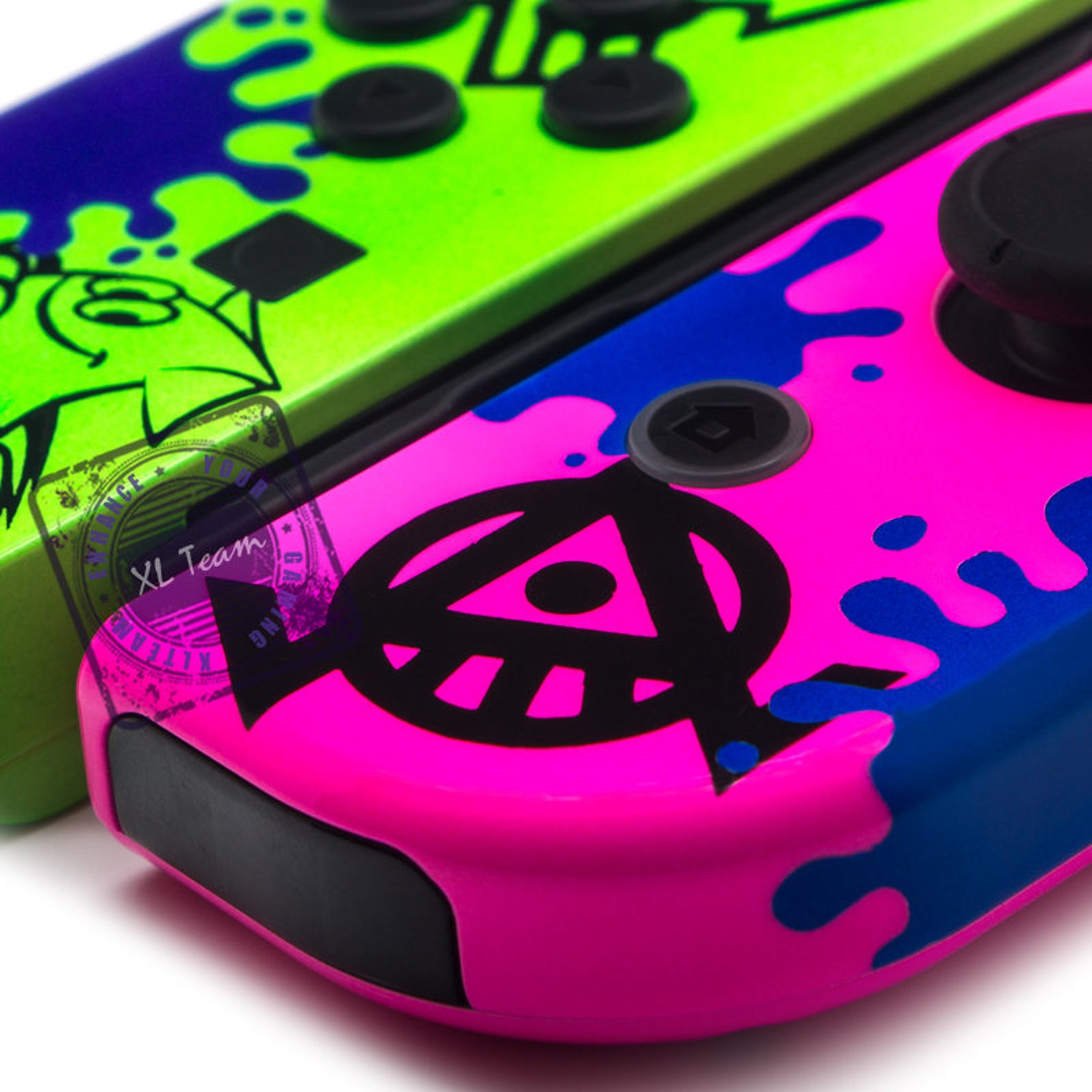 Custom Splatoon 2 Ink Themed Nintendo Switch Joy-con Joycon - Etsy