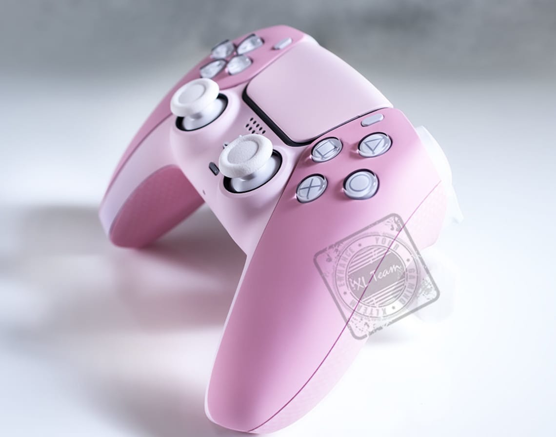 Custom Pastel and Baby Pink Themed Playstation 5 PS5 Dualsense | Etsy