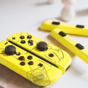 Custom Pokemon Pikachu Themed Nintendo Switch Joy-con Joycon ...