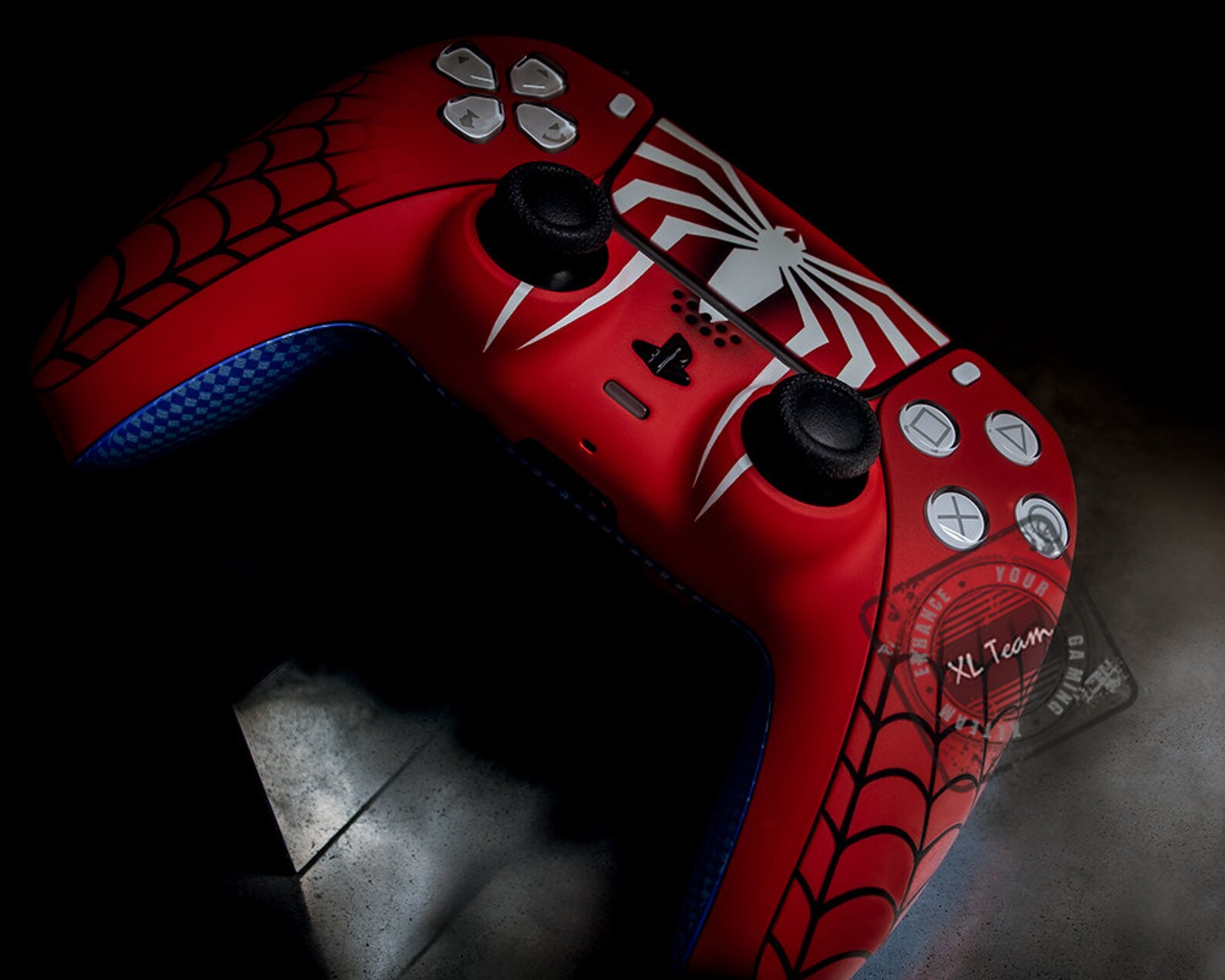 Custom Spiderman Themed Playstation 5 PS5 Dualsense Wireless Controller ... Custom Spiderman Themed Playstation 5 PS5 Dualsense Wireless Controller ...