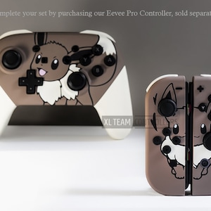 Custom Pokemon Eevee Themed Nintendo Switch Joy-con Joycon Controllers ...