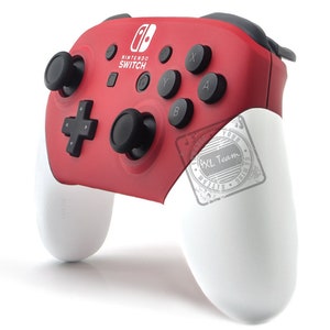 Custom Red and White Nintendo Switch Pro Controller - Etsy