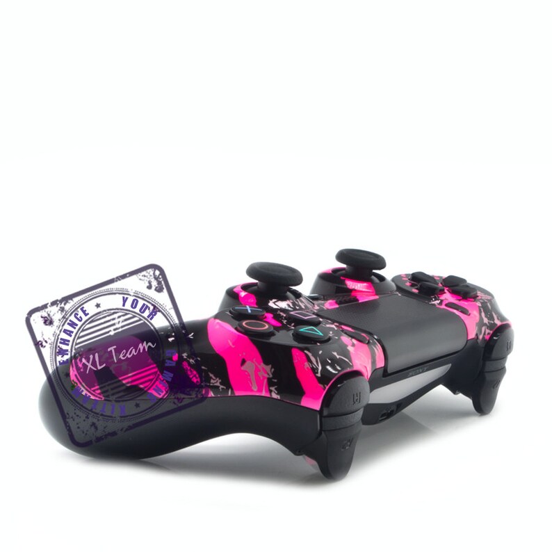 Sony PlayStation 4 PS4 Dualshock 4 Custom Pink Splatter | Etsy