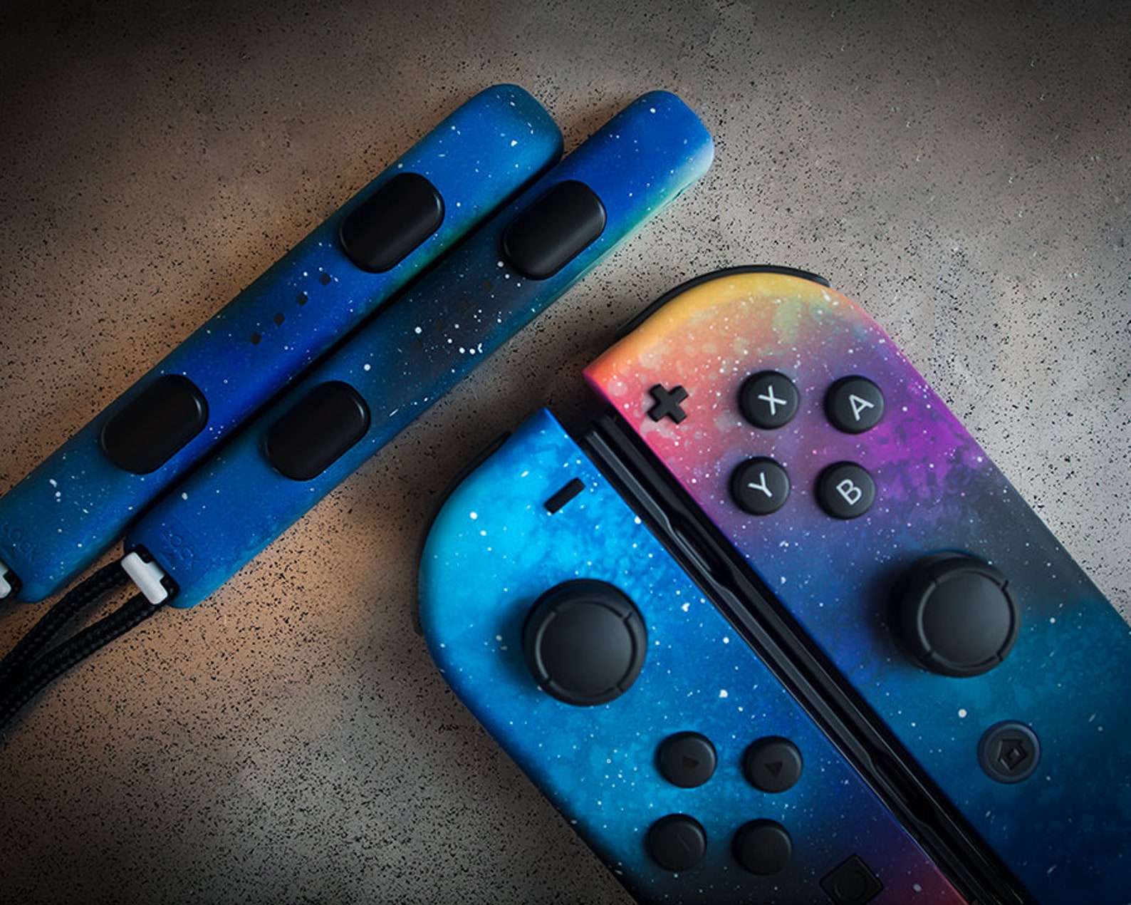 Custom Cosmic Space Galaxy Themed Nintendo Switch Joy-con - Etsy