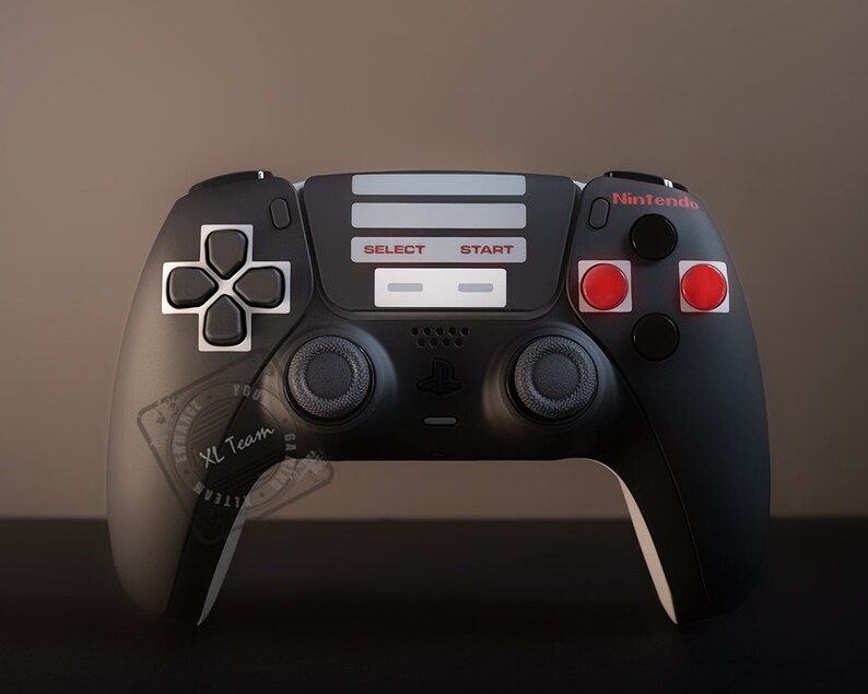 Custom NES Nintendo Themed Playstation 5 PS5 Dualsense - Etsy