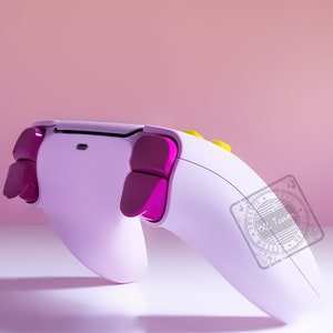 Custom Princess Peach Pastel Pink Themed Playstation 5 PS5 Dualsense ...