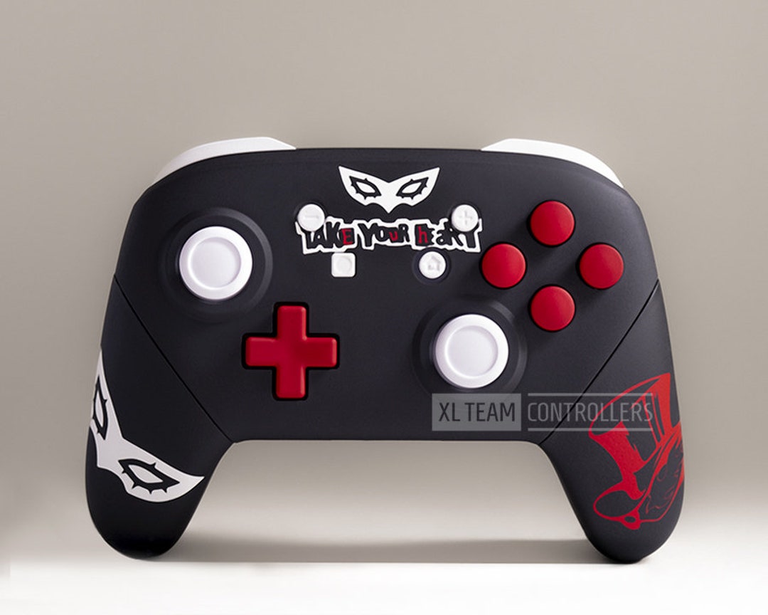 Custom Nintendo Switch Pro Wireless Controller Persona 5 Phantom Thief ...