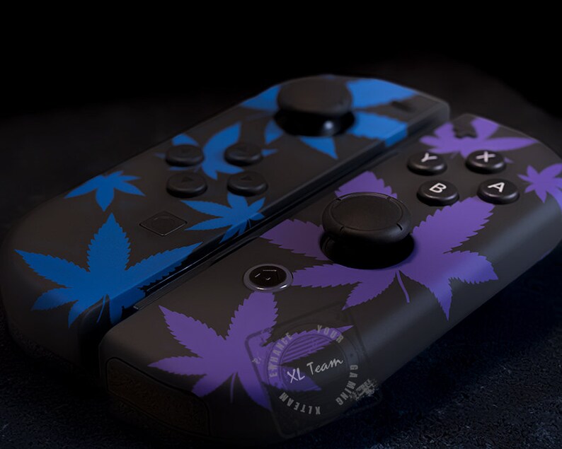 Custom Marijuana Leaf Kush Themed Nintendo Switch Joy-con - Etsy