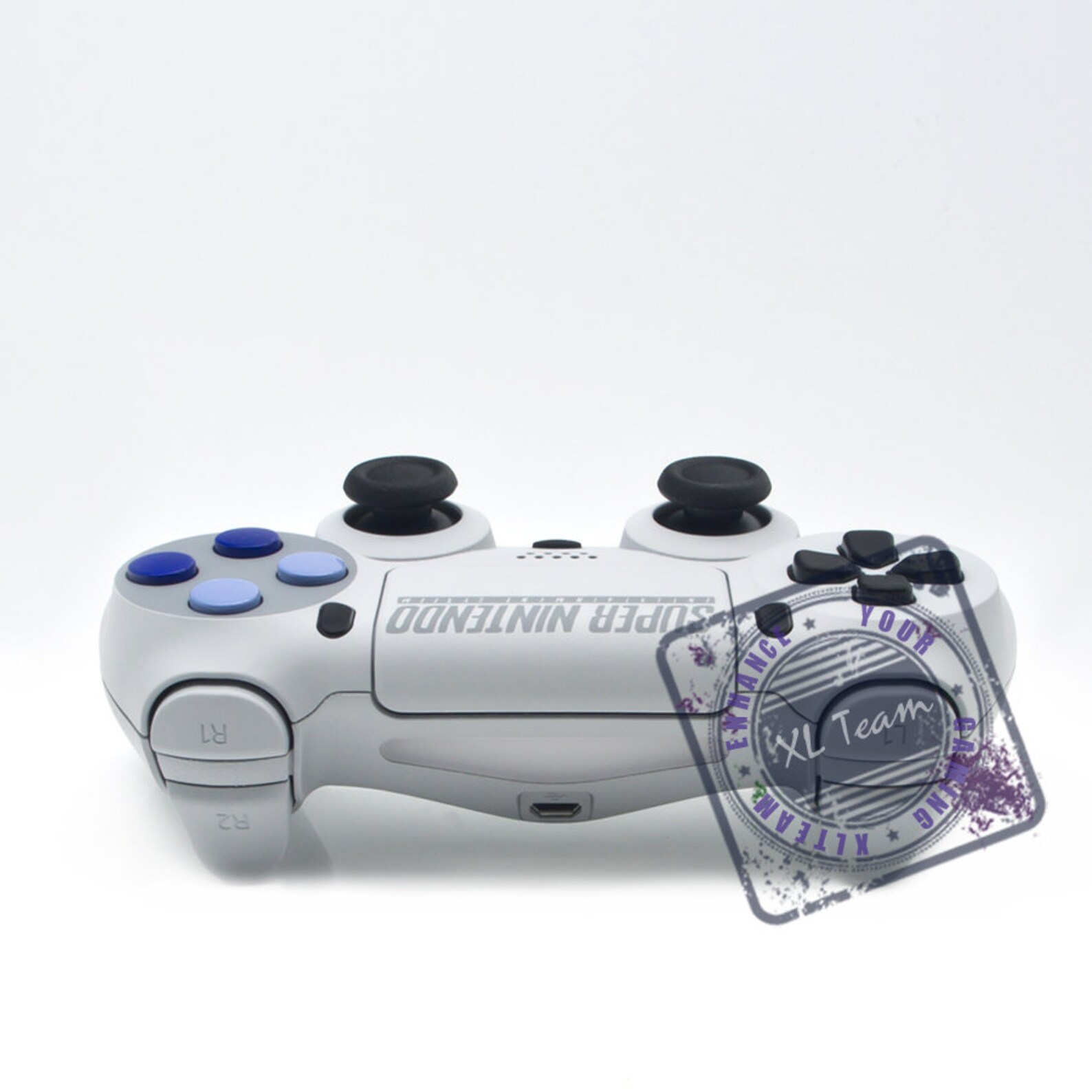 Custom SNES Super Nintendo Playstation 4 PS4 Dualshock 4 - Etsy