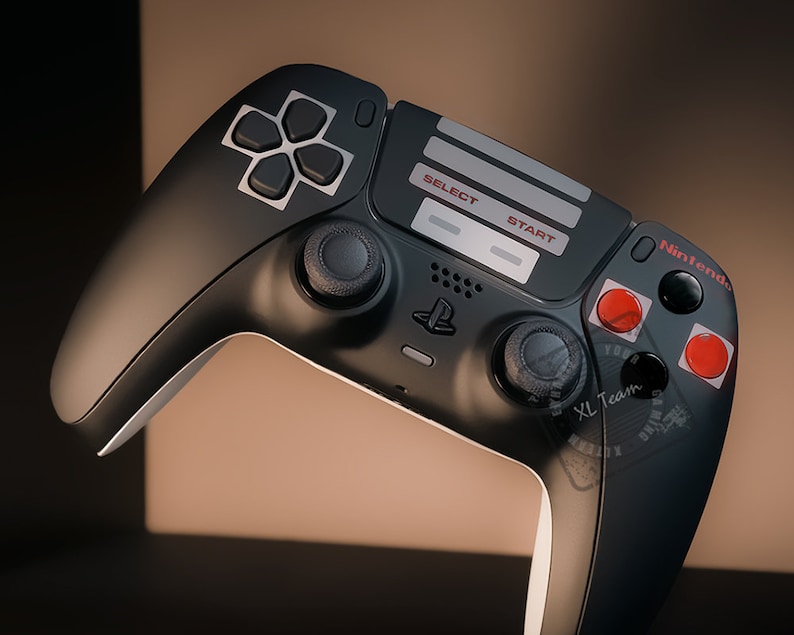 Custom NES Nintendo Themed Playstation 5 PS5 Dualsense - Etsy