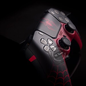 Custom Spiderman Miles Morales Themed Playstation 5 PS5 Dualsense ...