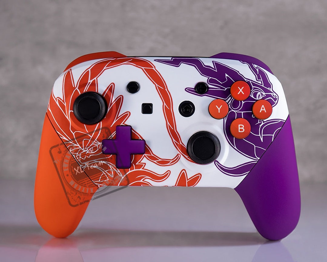 Custom Pokemon Scarlet and Violet Themed Nintendo Switch Pro - Etsy