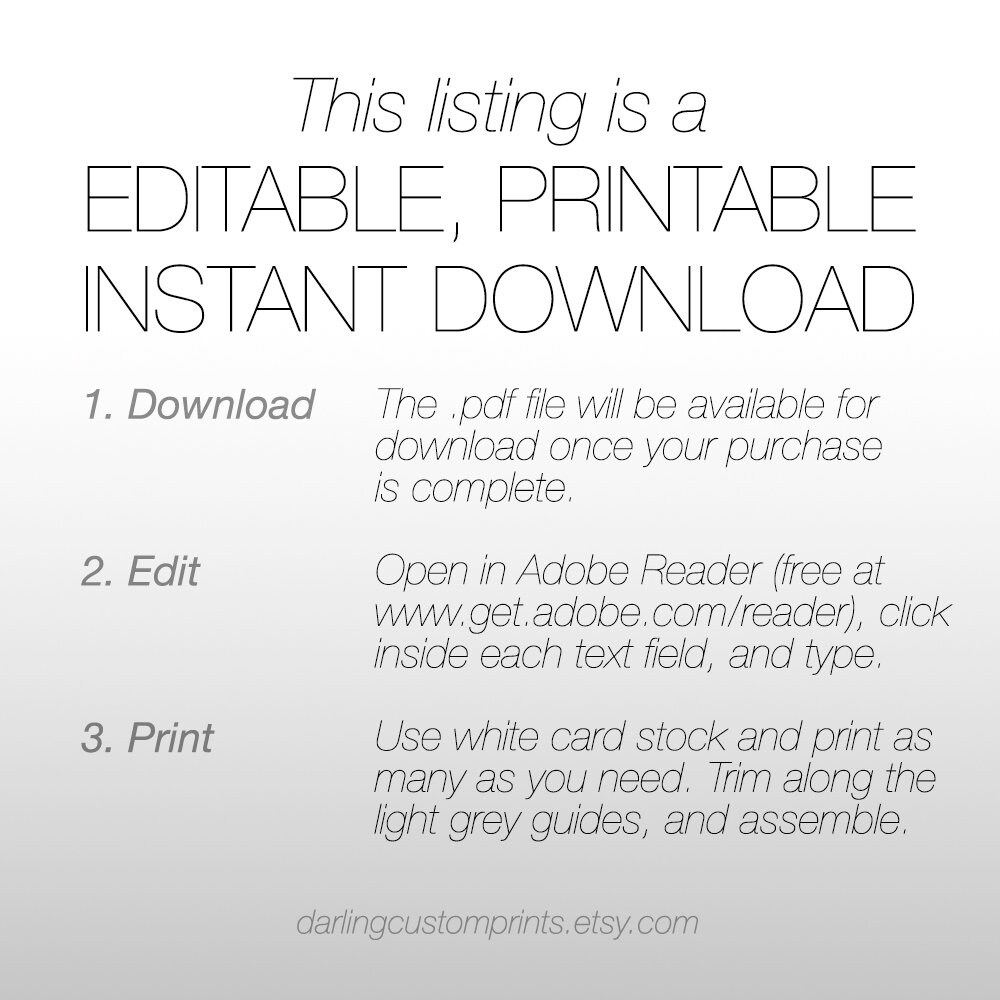 EDITABLE PRINTABLE Star Wars the Force Awakens the Last Jedi | Etsy