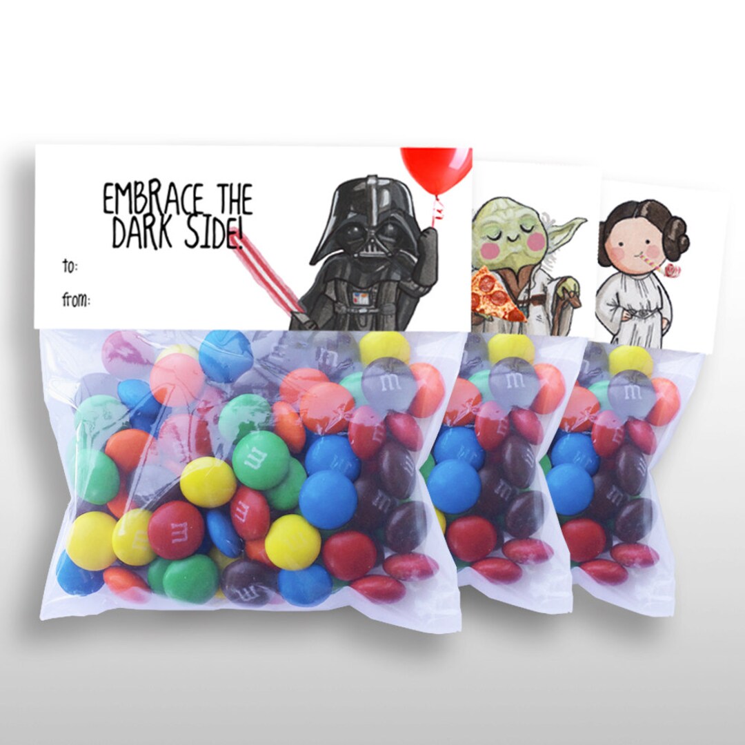 INSTANT DOWNLOAD Star Wars Birthday Party Treat Bag Topper, Party Favor ...