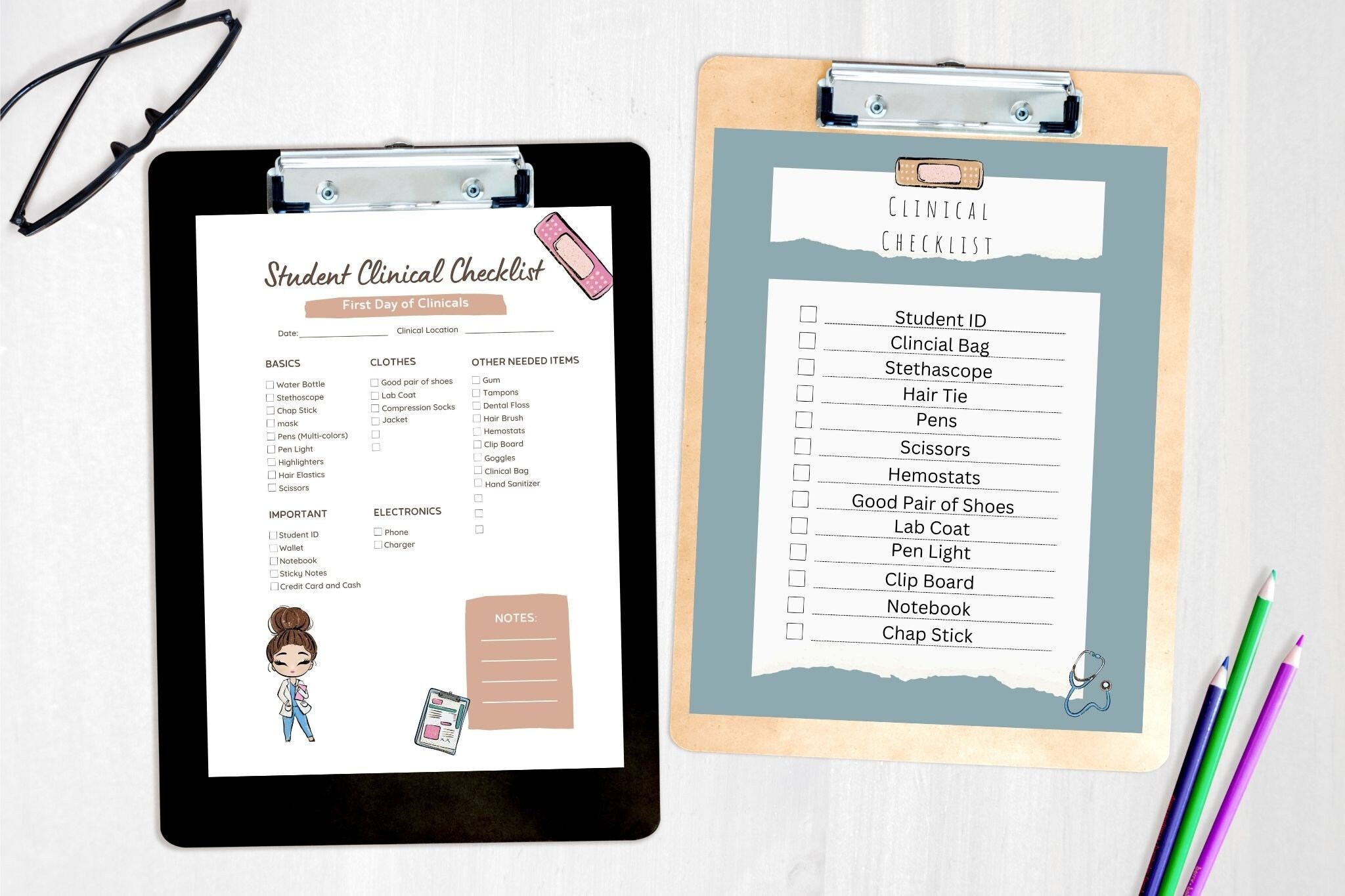 First Year Student Nurse Clinical Checklist, Student Clinical Checklist ...