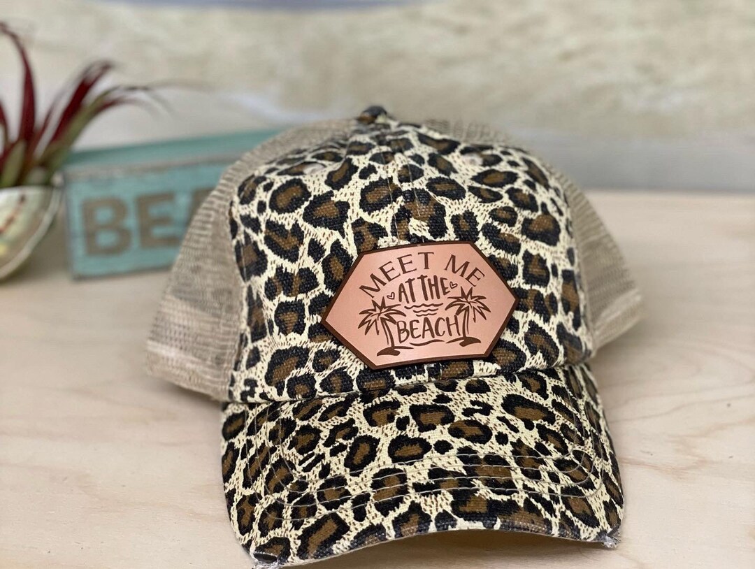 Custom Hats, Distressed Hats, Leather Hat Patch, Custom Leather Hat ...