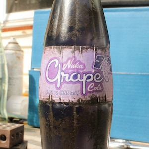 Nuka-cola Grape Bottle 12oz Replica - Etsy