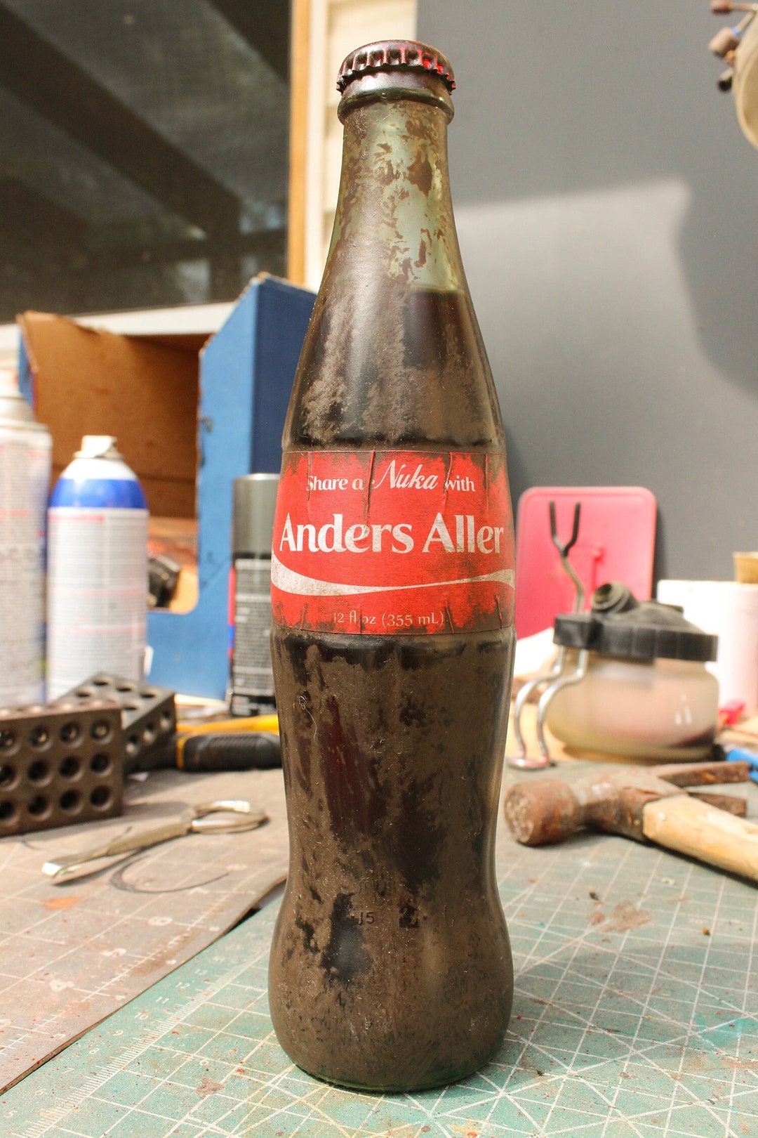 Custom "share a Nuke With" Named Nuka-cola Bottle 12oz Replica - Etsy