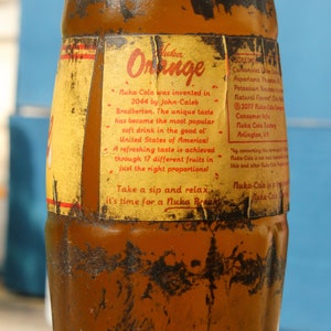 Nuka-cola Orange 12oz Bottle Replica - Etsy