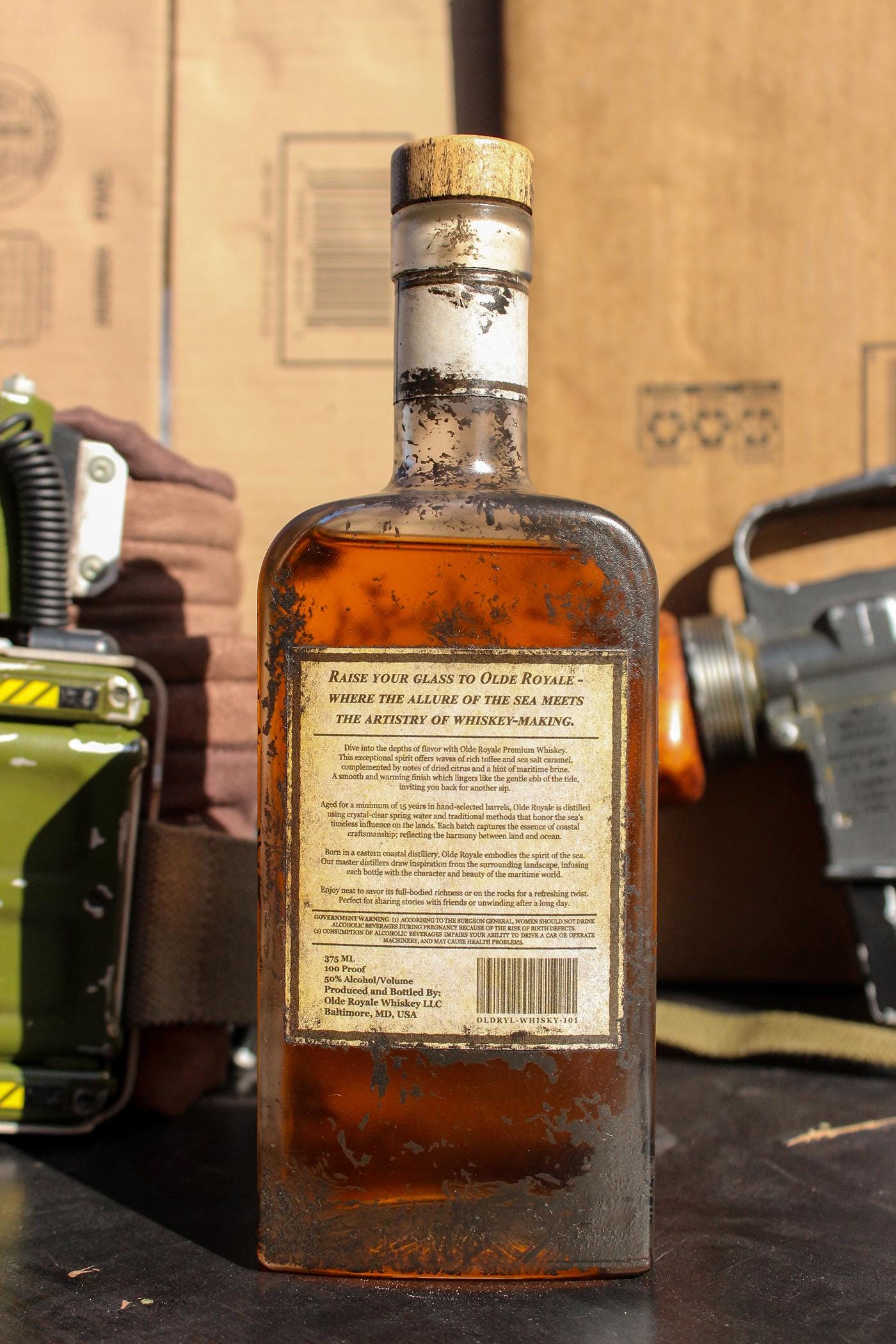 Fallout 3/ Fallout: New Vegas Whiskey Bottle Replica - Etsy