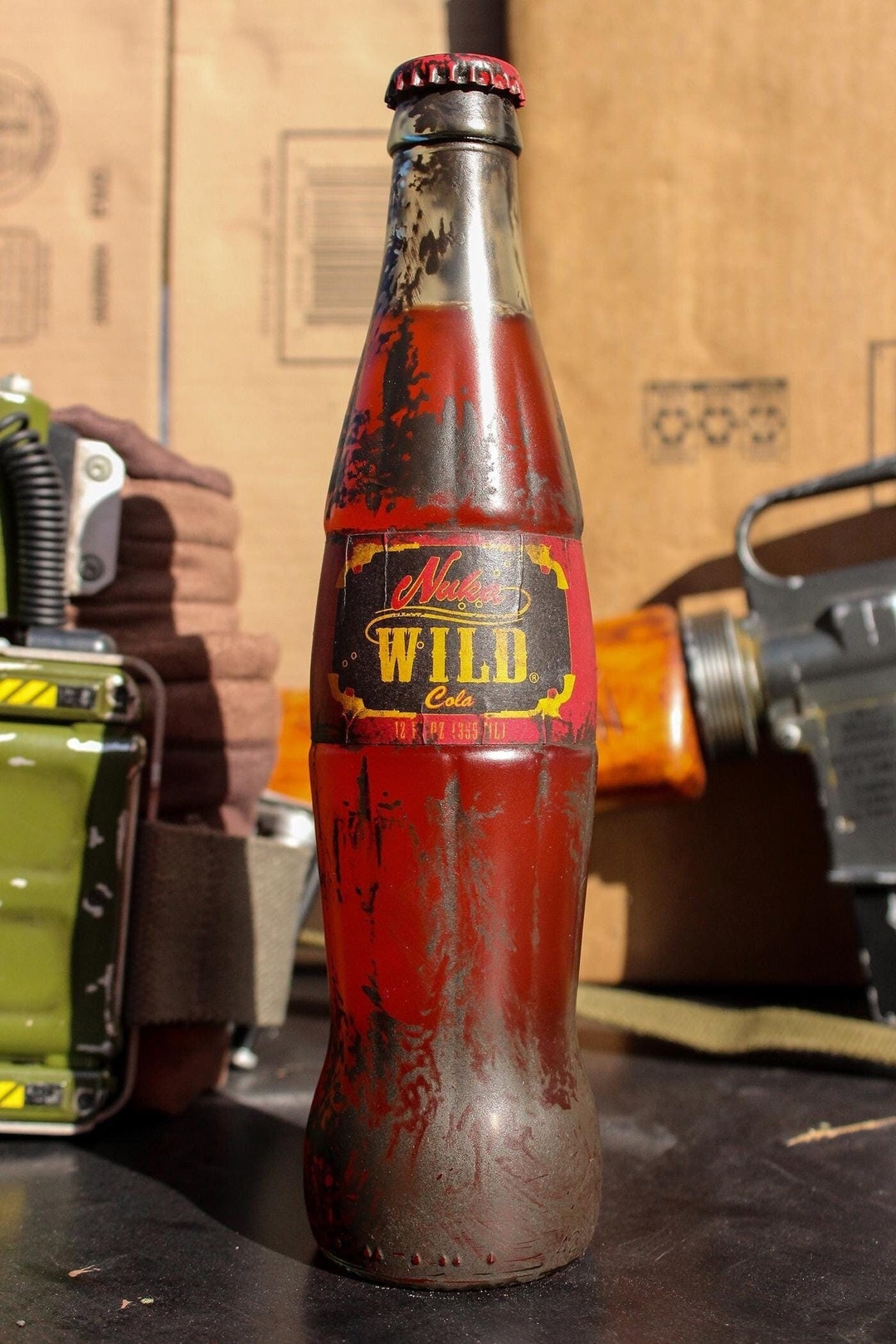Nuka-cola Wild Bottle 12oz Replica - Etsy