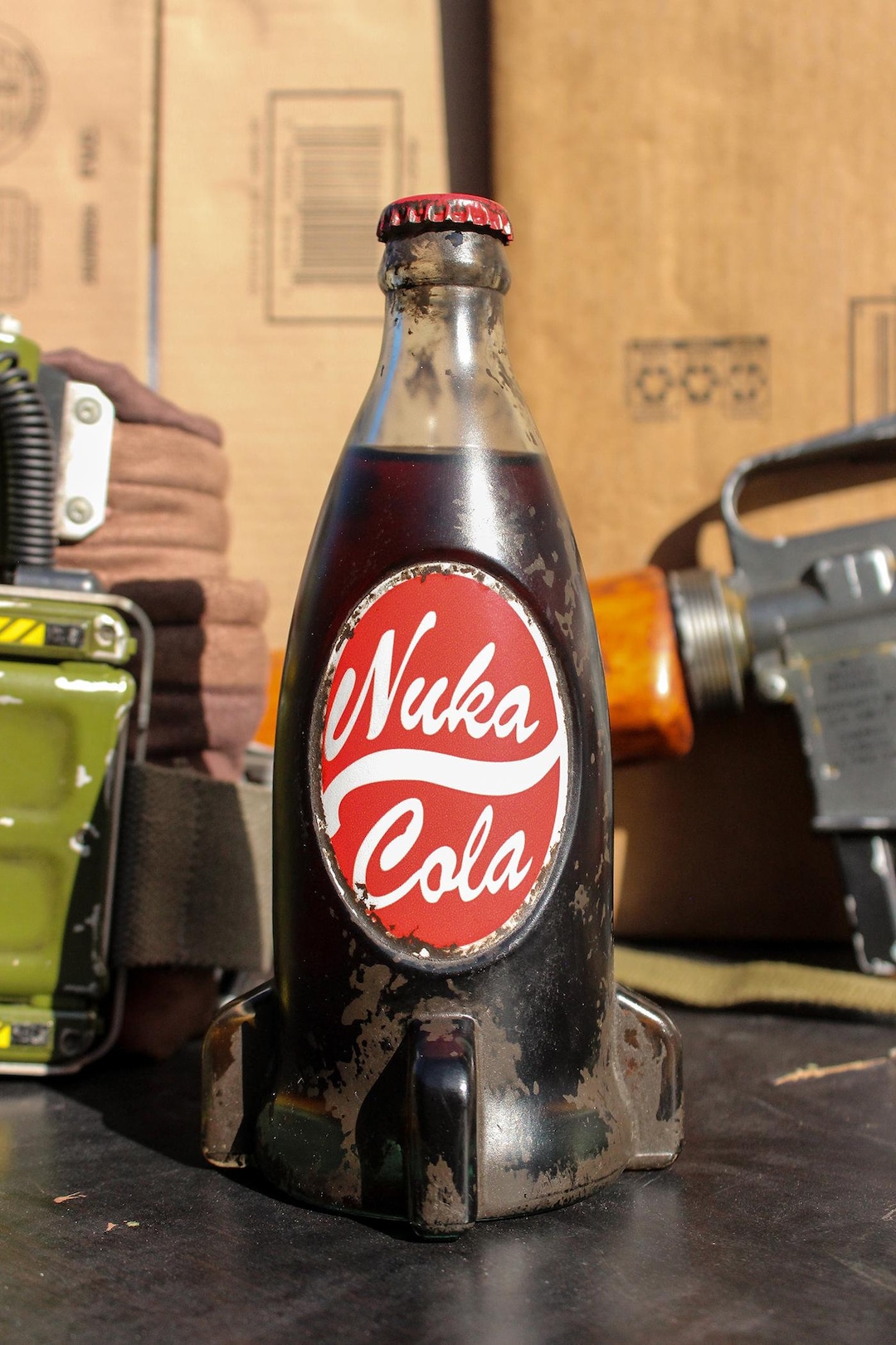 Nuka-cola Rocket Shape Bottle 12oz Replica - Etsy