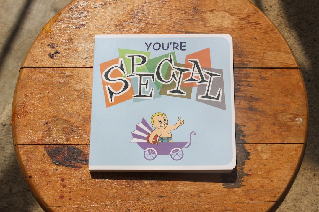 Fallout "you're Special" Board Book Replica - Etsy