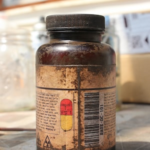 Rad-x Amber Plastic Bottle Replica - Etsy