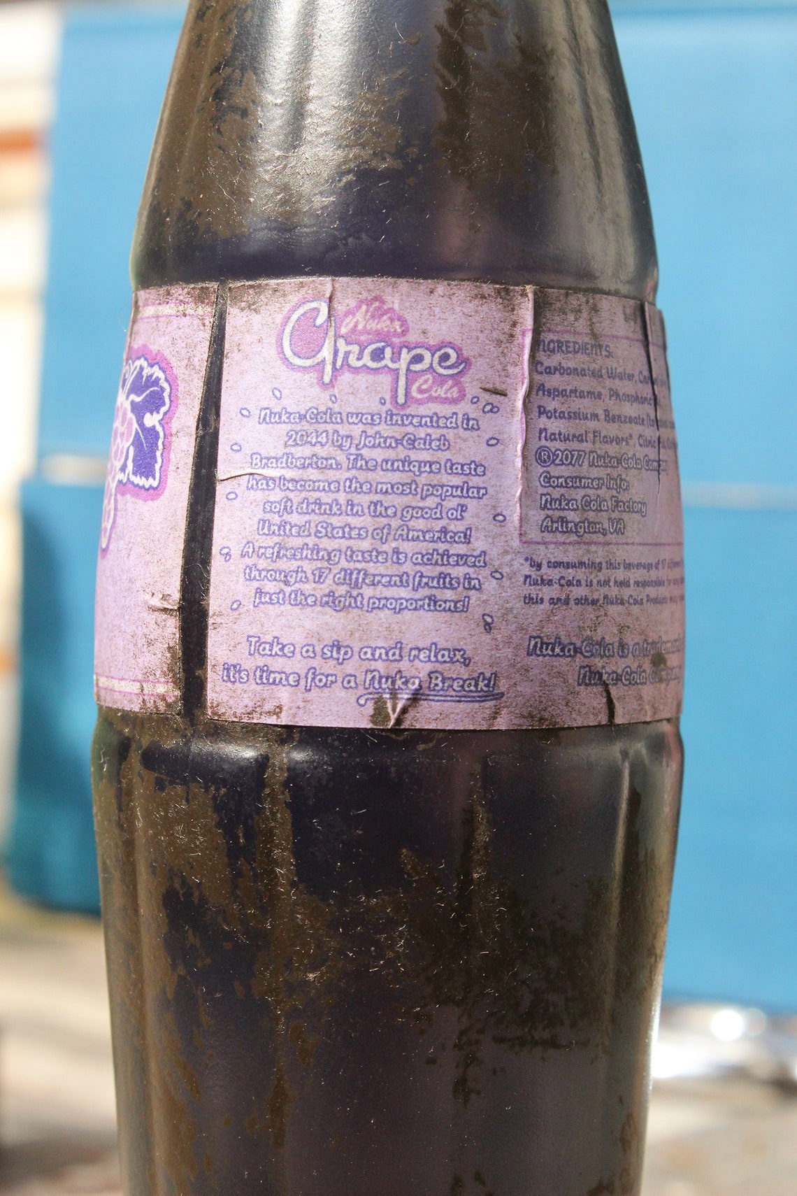Nuka-cola Grape Bottle 12oz Replica - Etsy