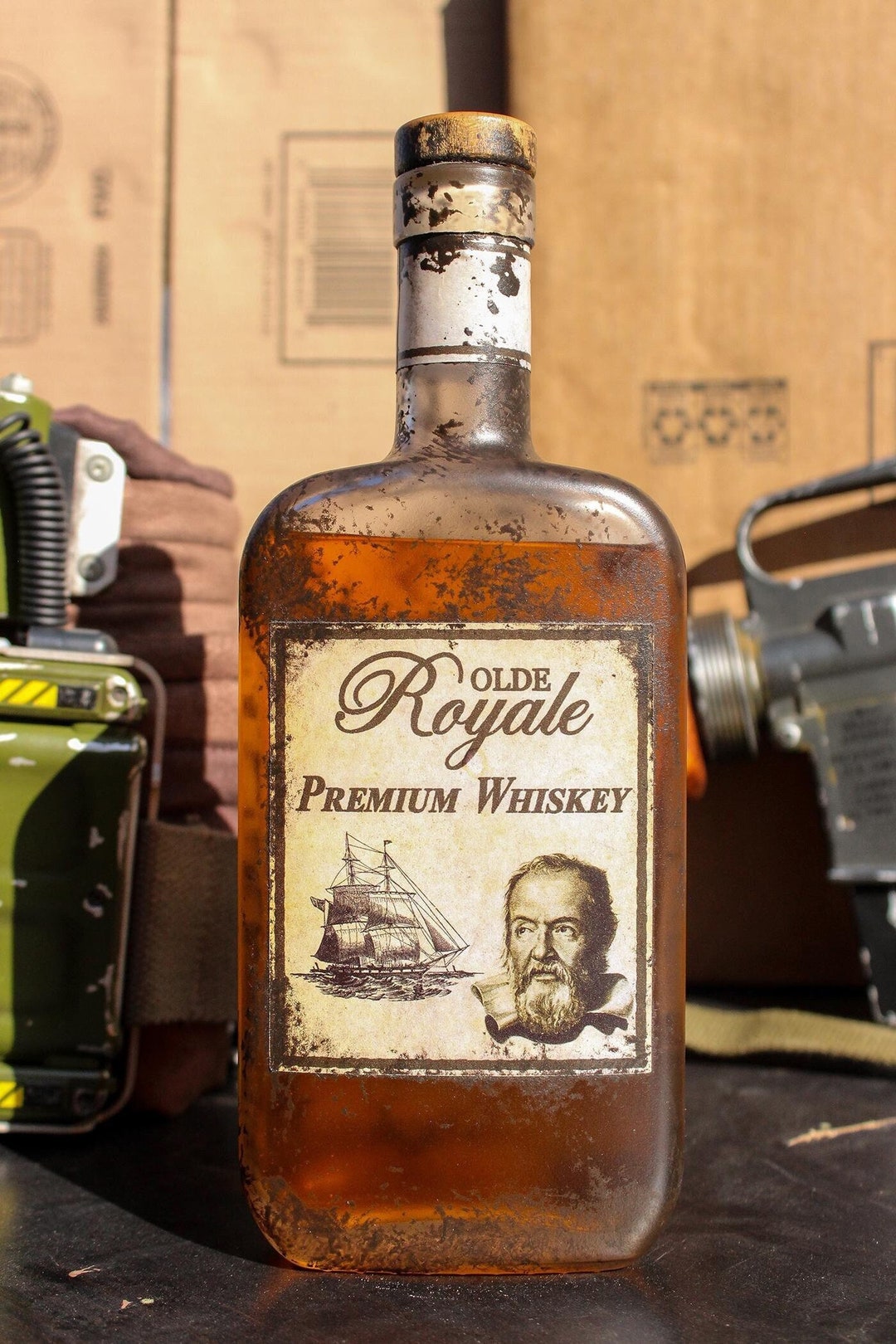 Fallout 3/ Fallout: New Vegas Whiskey Bottle Replica - Etsy