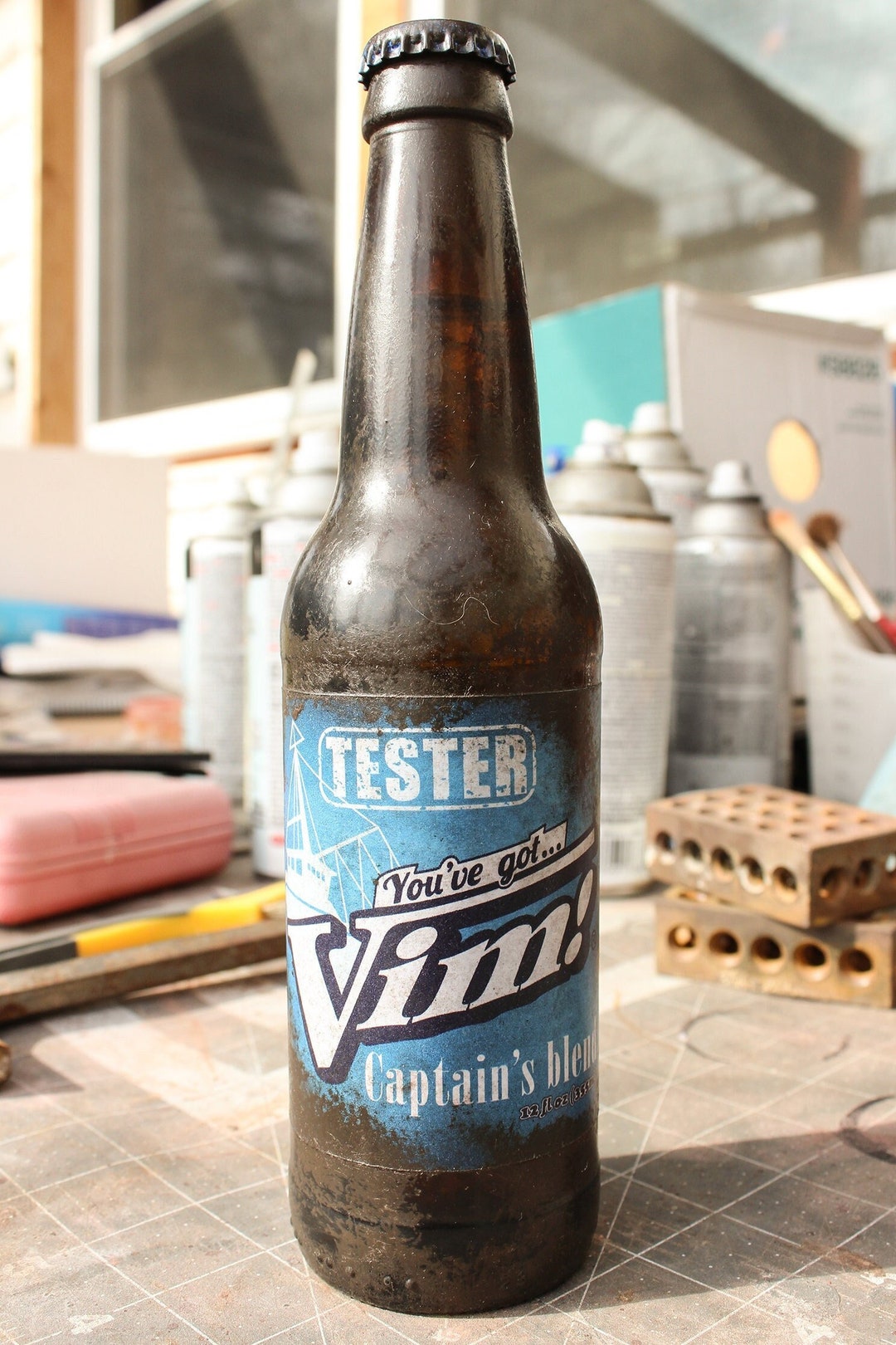 Vim Captain's Blend Bottle 12oz Replica - Etsy