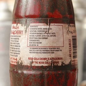 Nuka-cola Cherry Bottle 12oz Replica - Etsy