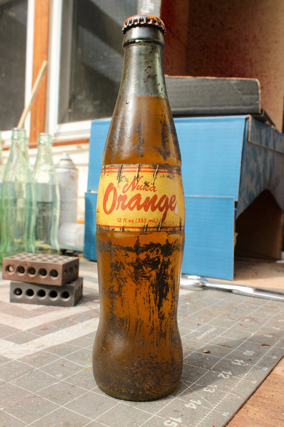 Nuka-cola Orange 12oz Bottle Replica - Etsy