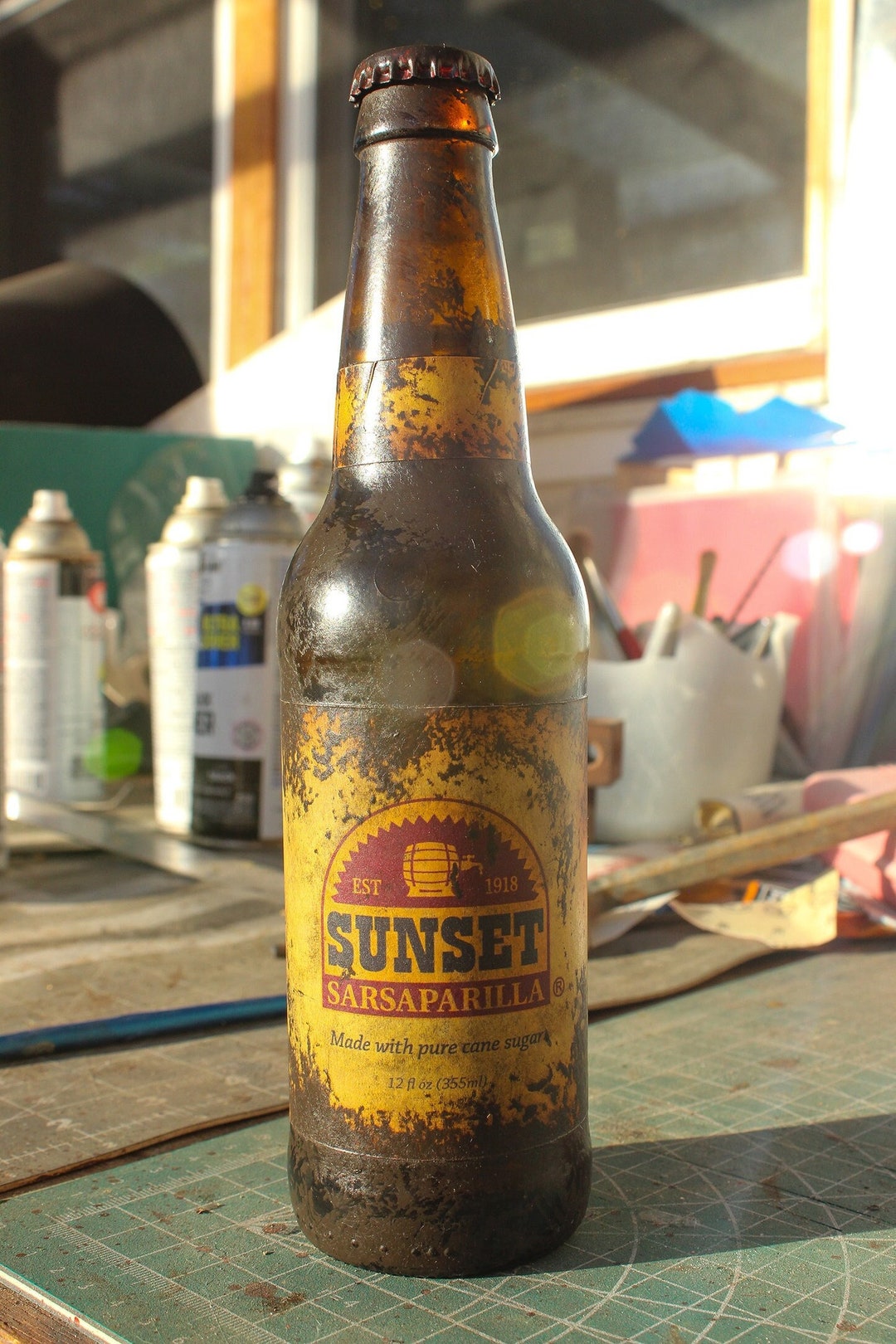 Sunset Sarsaparilla 12oz Bottle Replica - Etsy