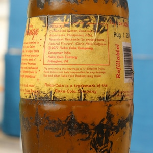 Nuka-cola Orange 12oz Bottle Replica - Etsy