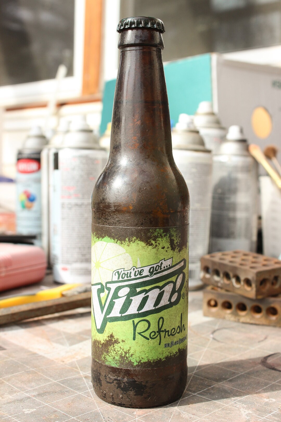 Vim Refresh! 12oz Bottle Replica - Etsy