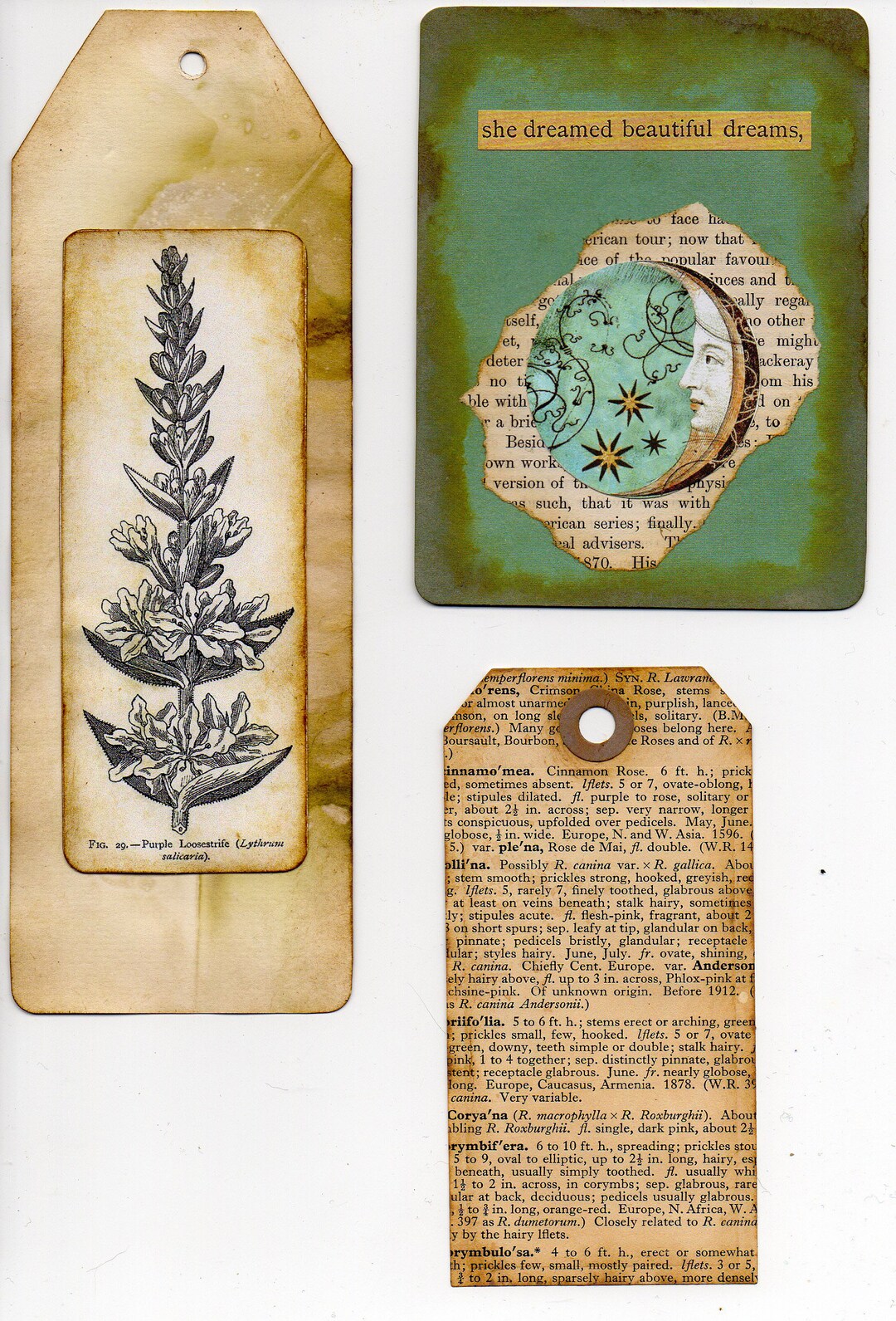 Digital Download of a Scan of Some Handmade Vintage Tags - Etsy