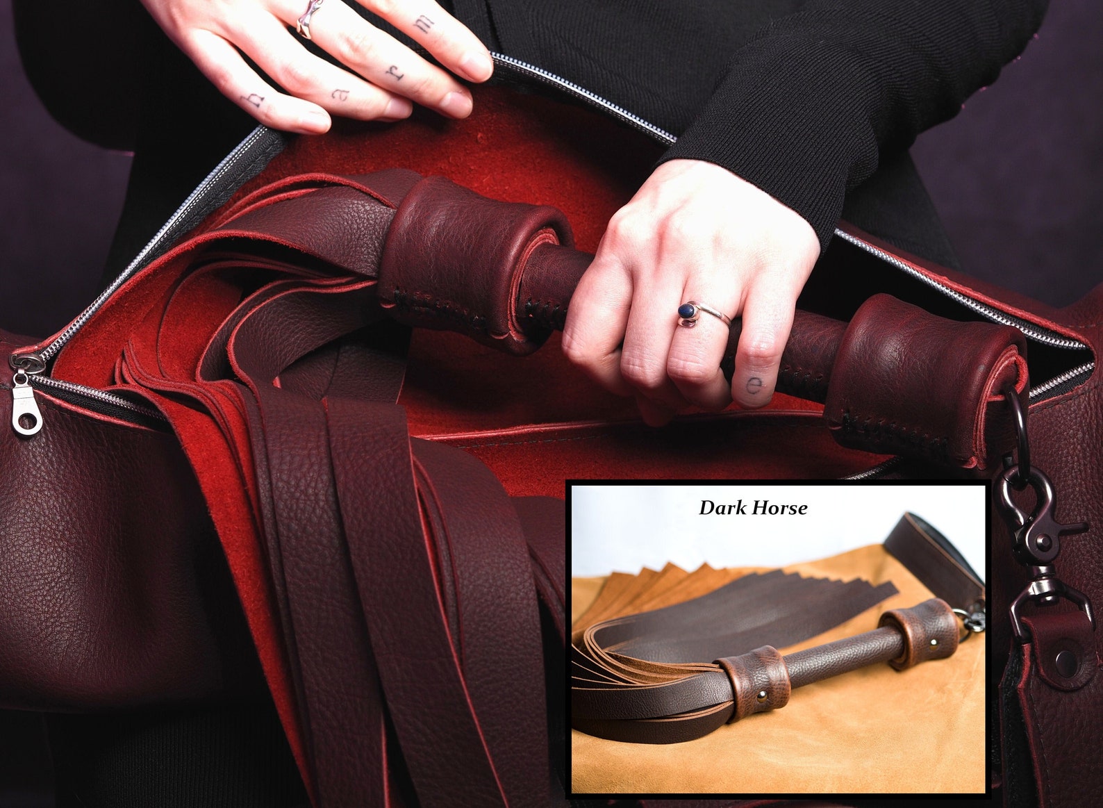 My latest flogger. Does anyone know if those black rubber covers have a ...