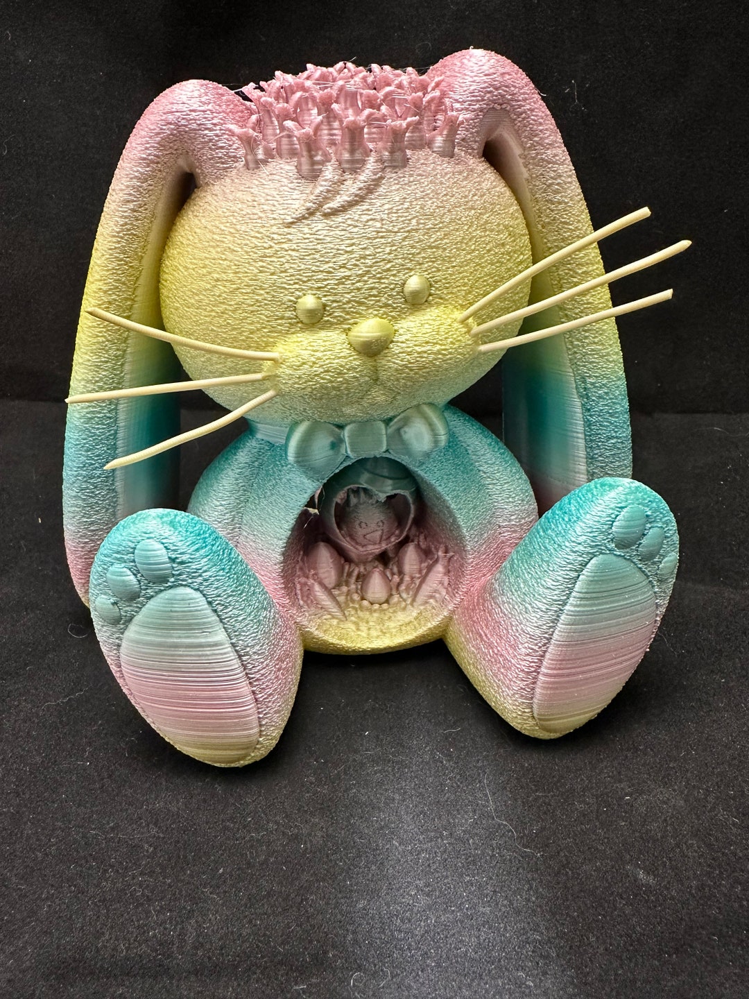 3D Printed - Ornamental Easter Bunny Statue - Design by Koza Design - Etsy